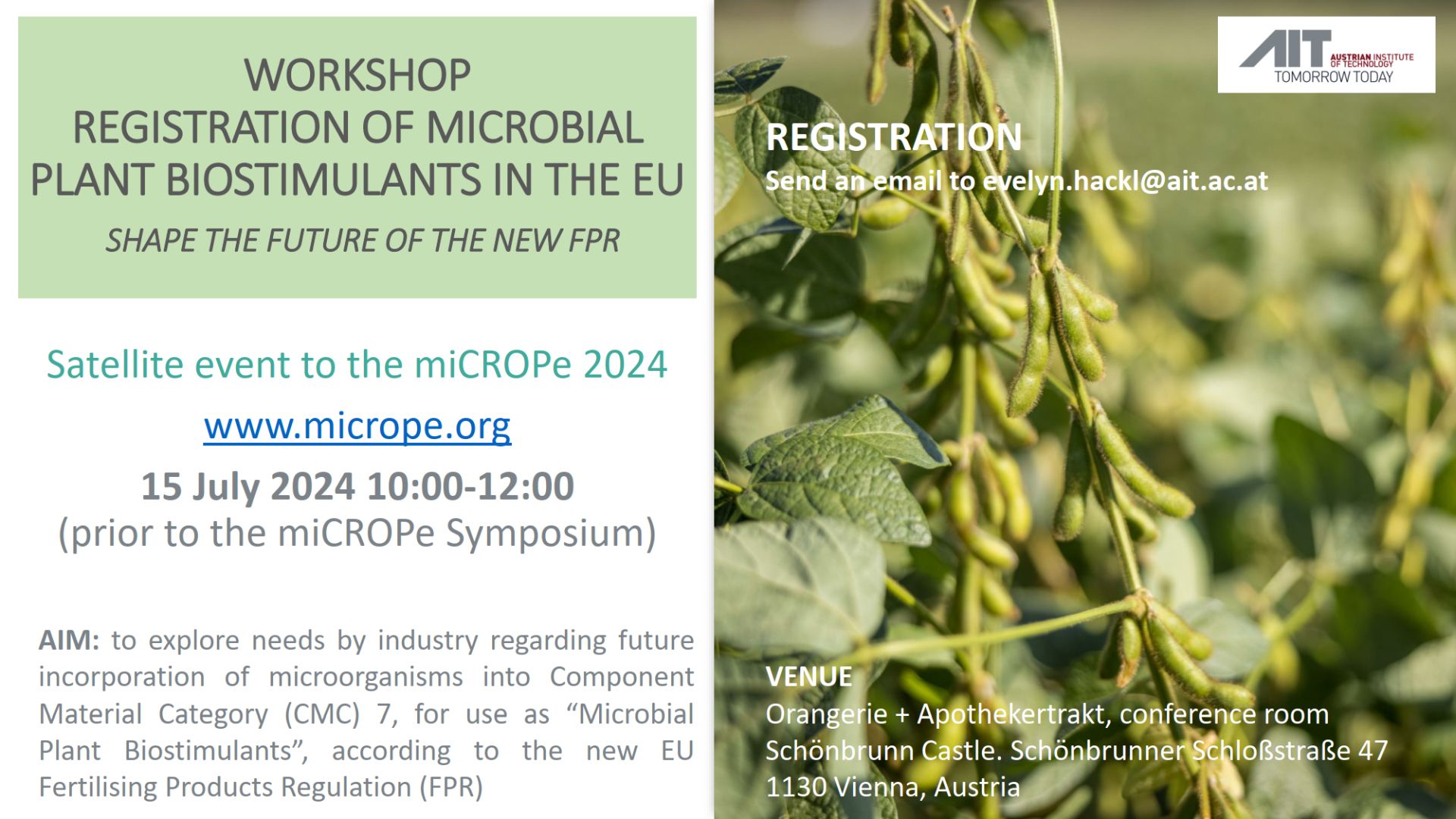 miCROPe 2024 :: workshops